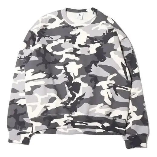 Nike Solo Swoosh Camouflage Fleece Pullover - Multi-color