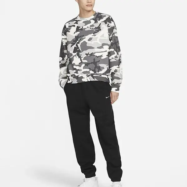 Nike Solo Swoosh Camouflage Fleece Pullover