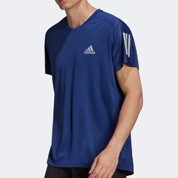 Adidas Short Sleeve Crewneck Performance T-shirt - Blue