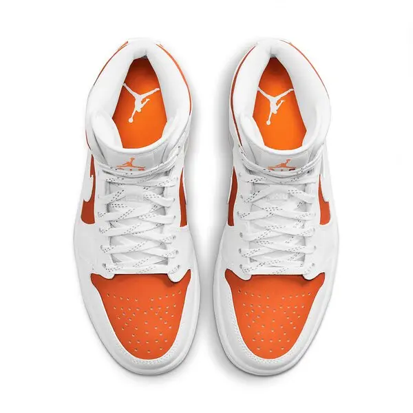 JORDAN 1 Mid Se Sneakers - Bright Citrus/white