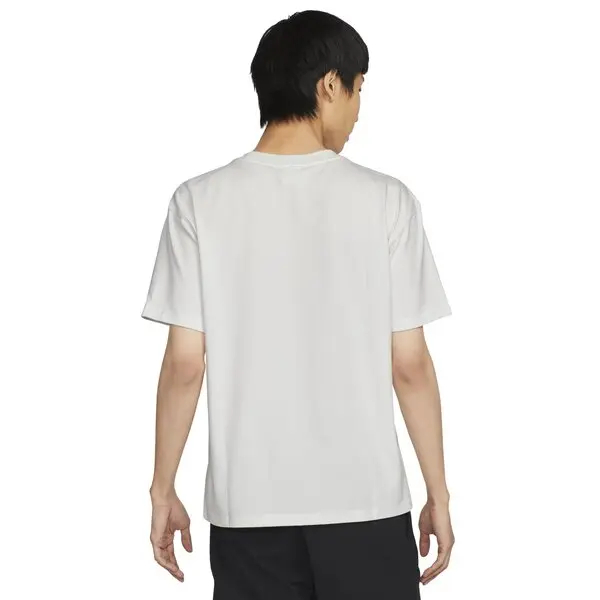 Nike As Nrg Ss Solid Color Chest Pattern Printing Round Neck Short Sleeve White