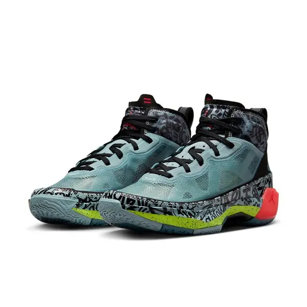 JORDAN 37 "graffiti - Blue/black