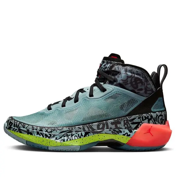 JORDAN 37 "graffiti - Blue/black