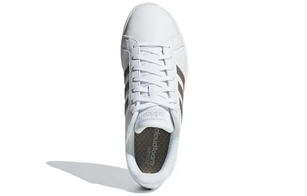 Adidas Grand Court Platinum Metallic Sneakers - White