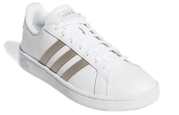 Adidas Grand Court Platinum Metallic Sneakers - White