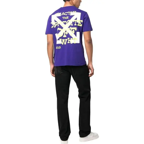 Off-White Opposite Arrow Slim T-shirt 'purple
