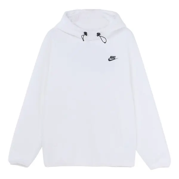 Nike Sport Essentials+ Fleece Pullover Hoodie - White