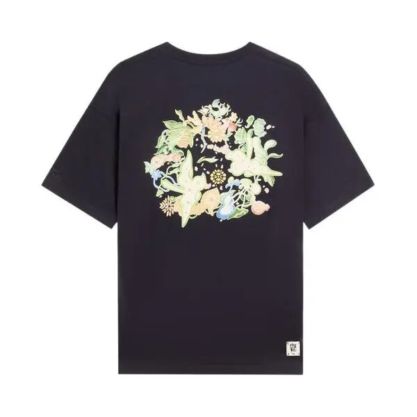 LI-NING Floral Graphic T-shirt 'black