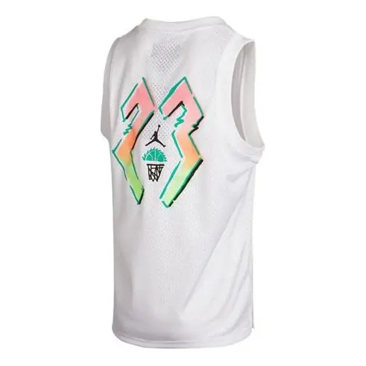 JORDAN Sleeveless Vest - White