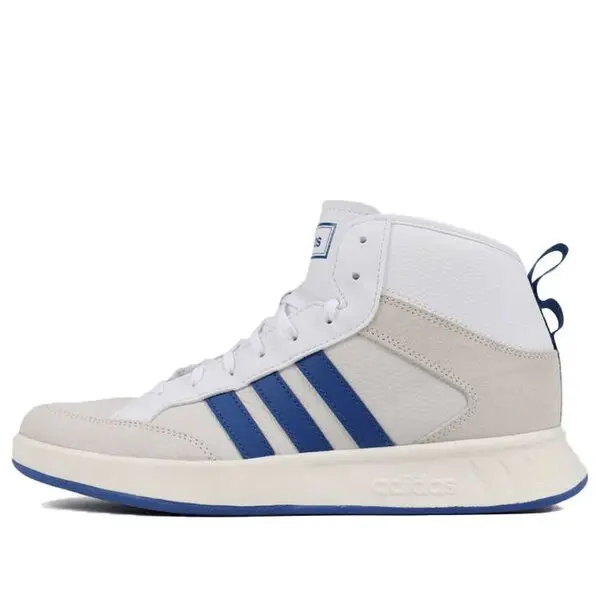 Adidas Court80s Mid Sneakers - White/blue