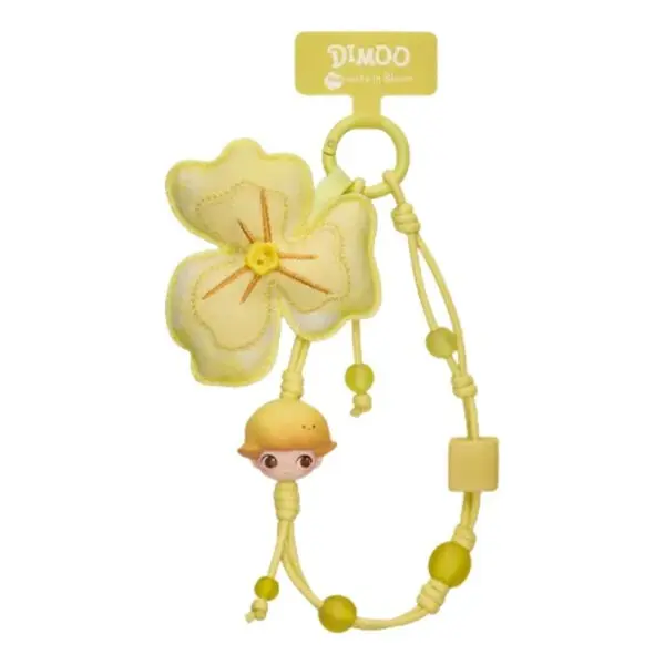 POP MART Dimoo Moments In Bloom Series Decorative Charm 'caught Spring - Multi-color