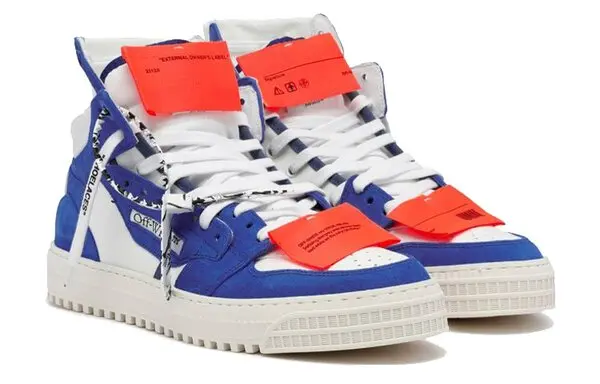 Off-White Off-court 3.0 High Top Sneakers - Blue/white