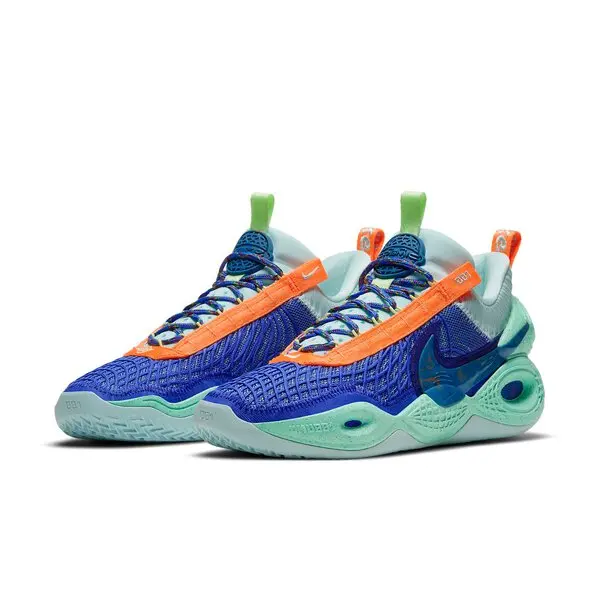 Nike Cosmic Unity Amalgam Athletic Sneakers - Green/blue/orange