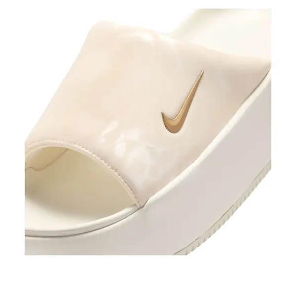 Nike Calm Elevation Platform Slides - Chalk