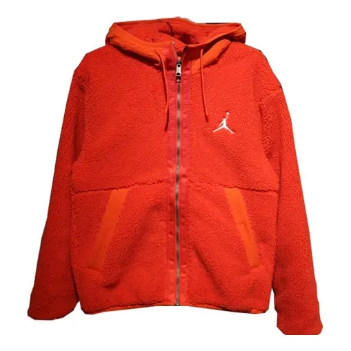 JORDAN Sportswear Zip-up Fleece Jacket - Red/multi-color