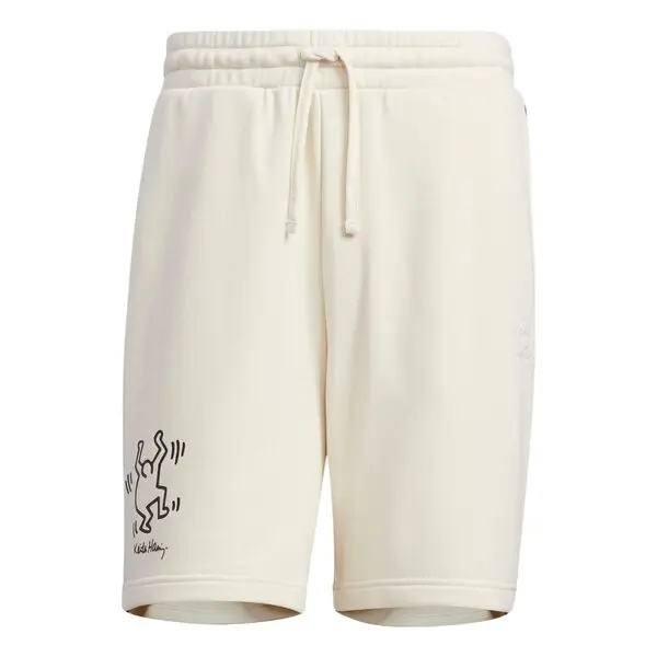 Adidas Neo X . Crossover Cartoon Pattern Stripe Athleisure Casual Sports Shorts - Multi-color
