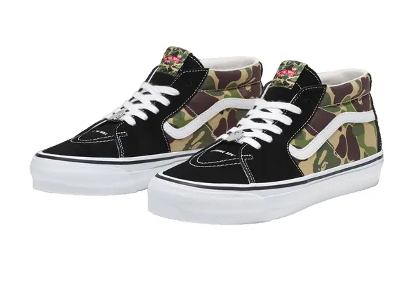 VANS X Bape Sk-8 Mid "camo