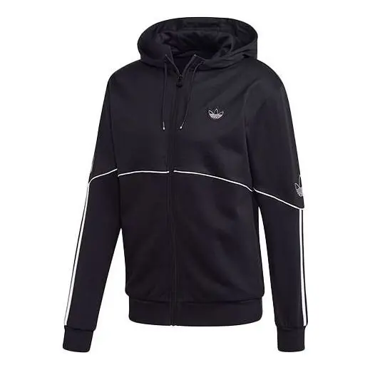 Adidas Originals Logo Sports Zip-up Hooded Jacket - Default Color