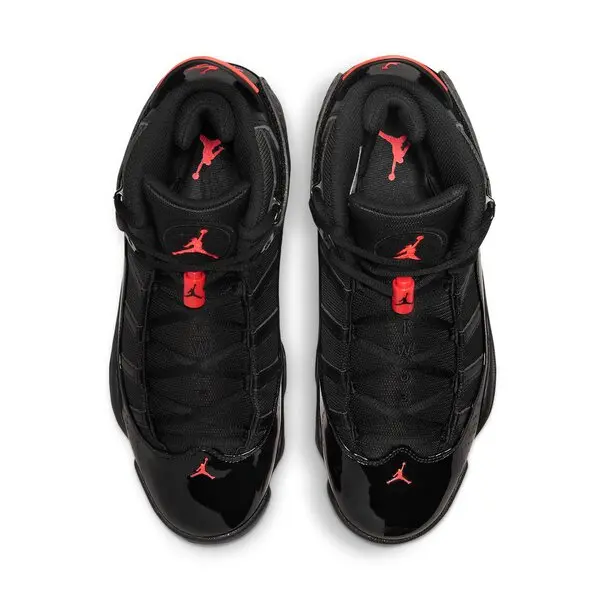 JORDAN Rings "black Infrared" High Top Sneakers - Black/red