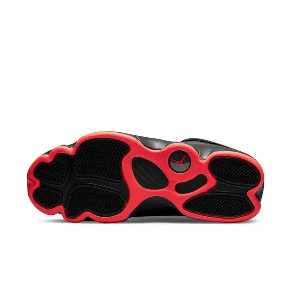 JORDAN Rings "black Infrared" High Top Sneakers - Black/red