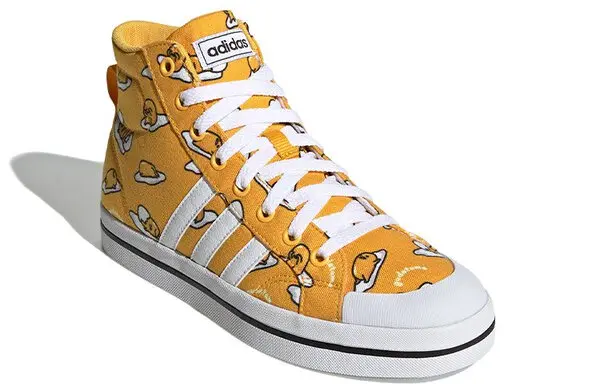 Adidas Neo Bravada Mid Sneakers - Yellow/white/black