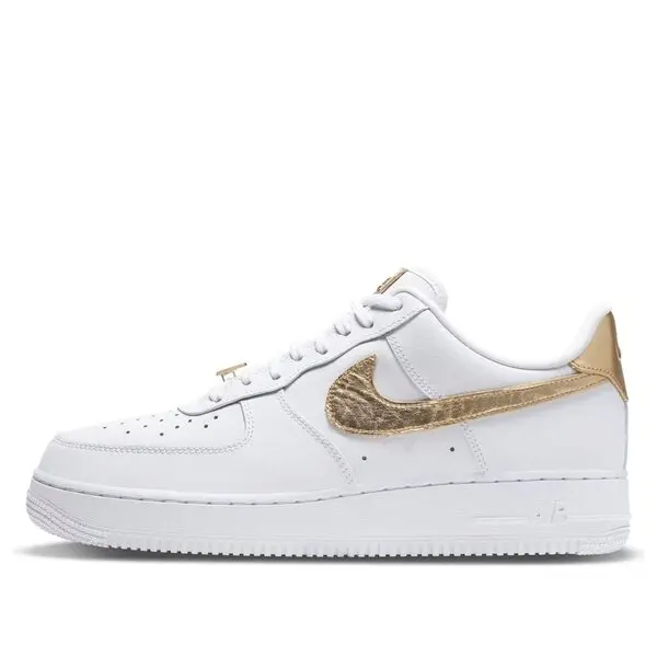 Nike Force 1 '07 Lv8 Sneakers - White/gold