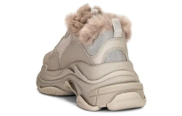 Balenciaga Triple S Sneakers - Beige/black