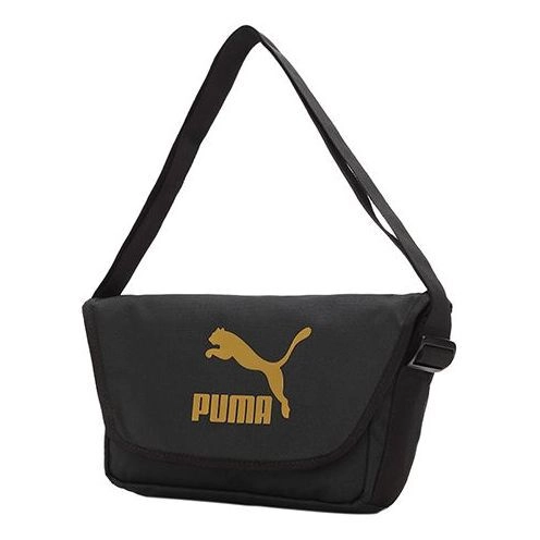 PUMA Originals Messenger Bag - Black/gold