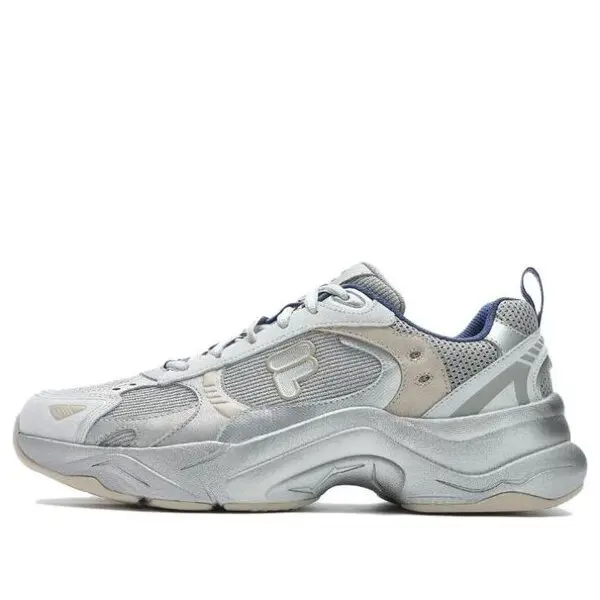 FILA FUSION Silver" Sneakers - Silver/grey