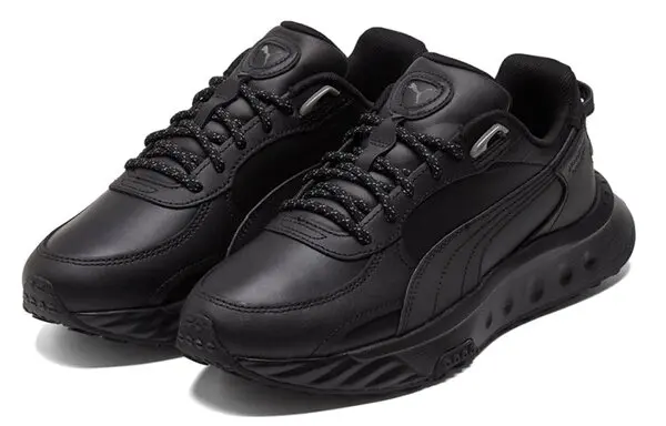 PUMA Wild Rider Reflective Low Top Sneakers - Black