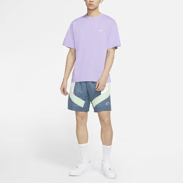 Nike Lab Solo Swoosh Short Sleeve T-shirt - Purple