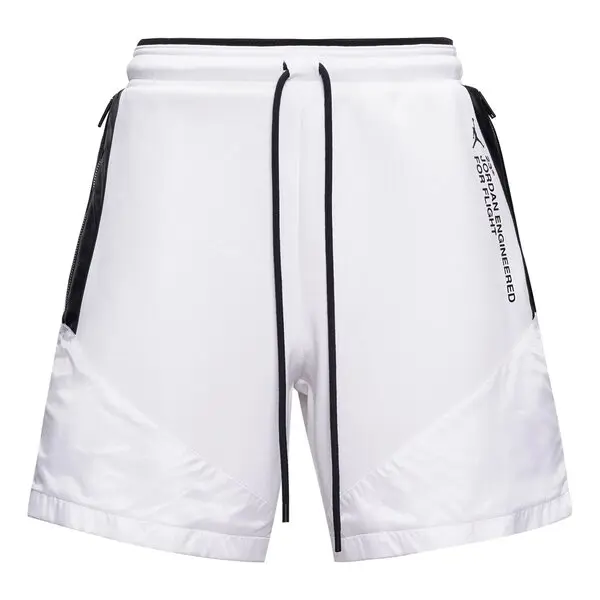 JORDAN Engineered Alphabet Printing Shorts - White