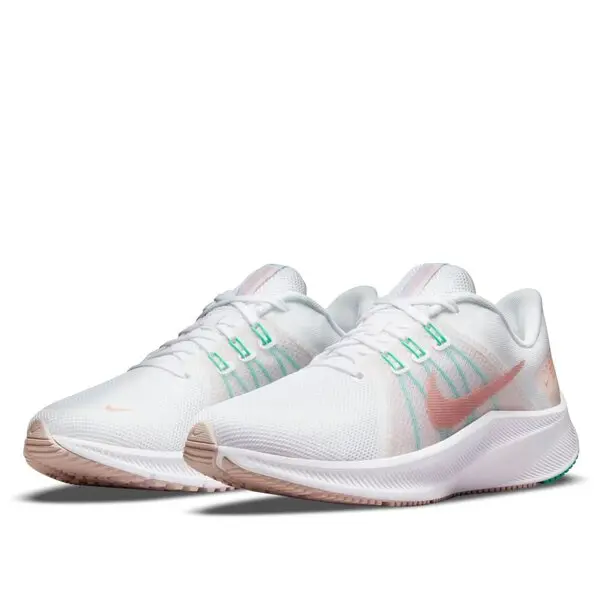 Nike Quest 4 Athletic Sneakers - White/green