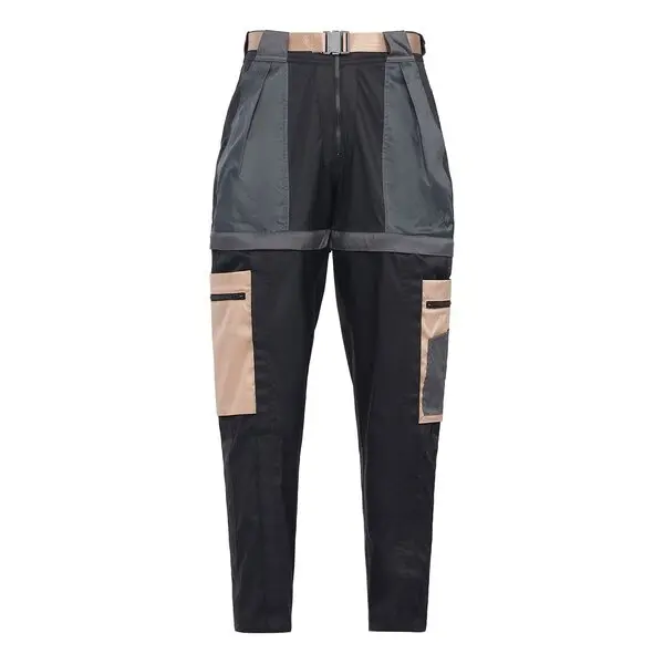 JORDAN Detachable Cargo Pants - Black