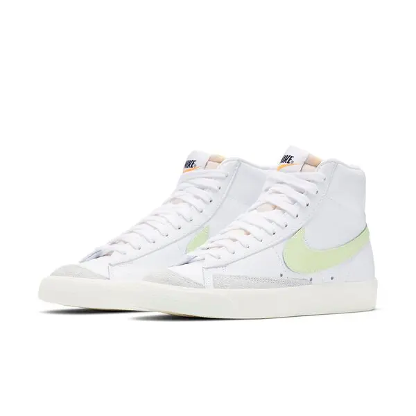 Nike Blazer Mid '77 High Top Sneakers - White/yellow