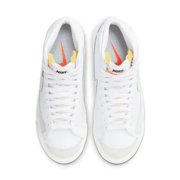 Nike Blazer Mid '77 High Top Sneakers - White/yellow