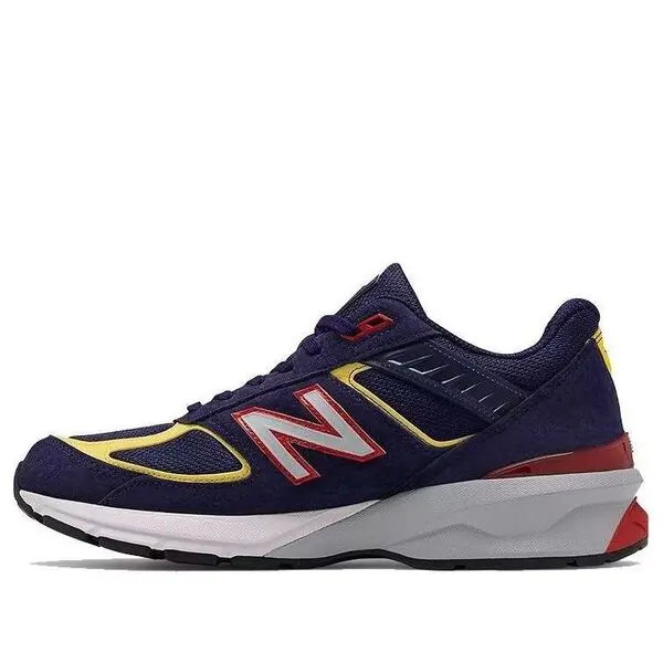 NEW BALANCE 990v5 Made In Usa Low Top Sneakers - Purple/white/red