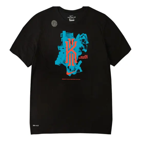 Nike Dri-fit Kyrie Irving Basketball Short Sleeve Tee - Black