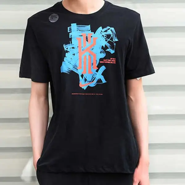 Nike Dri-fit Kyrie Irving Basketball Short Sleeve Tee - Black