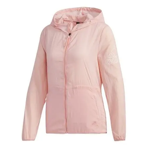 Adidas Windbreaker Jacket - Pinkred
