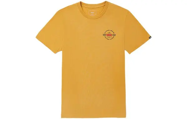 VANS Athleisure Casual Sports Short Sleeve - Yellow