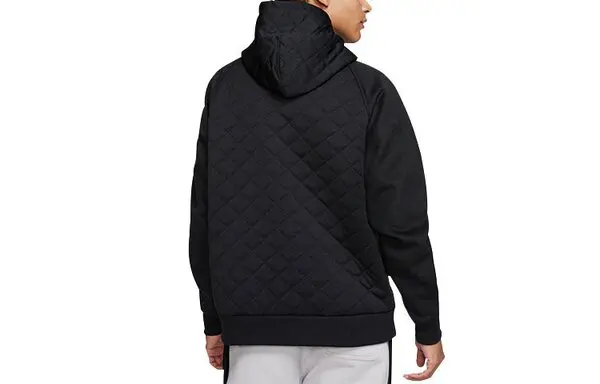 JORDAN Quilted Zip-up Hoodie