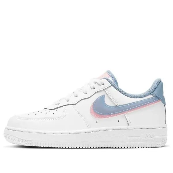 Nike Force 1 Lv8 'double Swoosh' Sneakers - Pink/blue