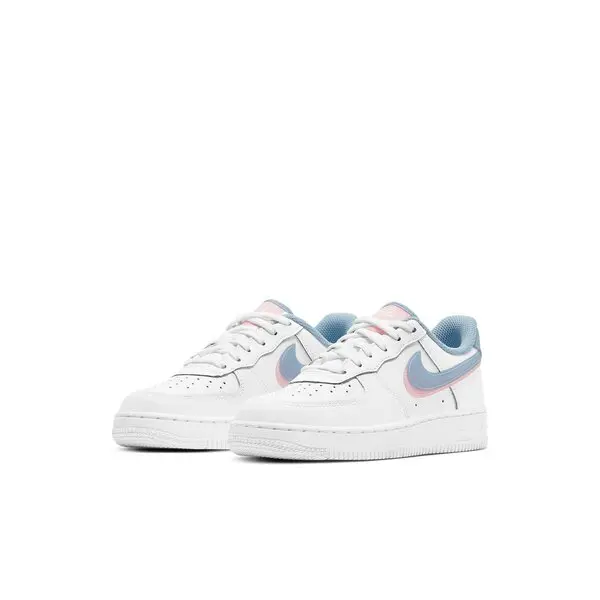 Nike Force 1 Lv8 'double Swoosh' Sneakers - Pink/blue