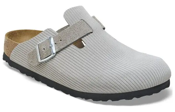 BIRKENSTOCK Boston Suede Embossed Clogs