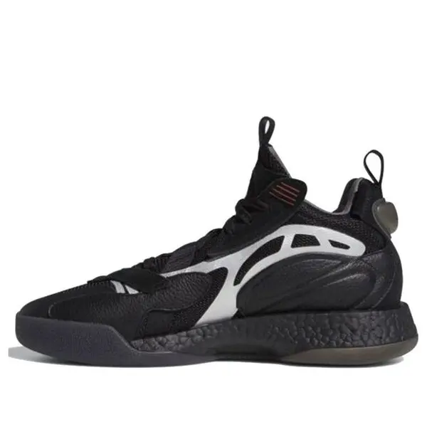 Adidas Zoneboost High Top Sneakers - Cblack/actred/grefou