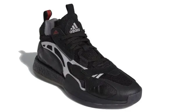 Adidas Zoneboost High Top Sneakers - Cblack/actred/grefou