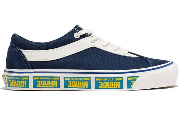 VANS Rhude X Bold Ni "navy" Sneakers - Blue/white