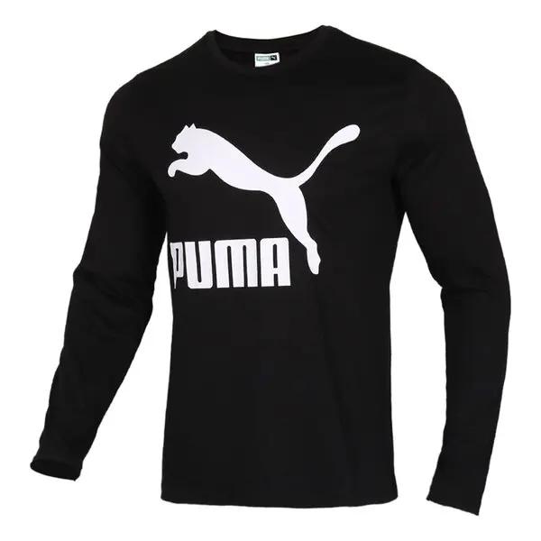 PUMA Long Sleeve Sports Running T-shirt - Black