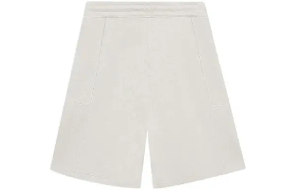 LI-NING Embroidery Logo Straight Shorts - Light Grey